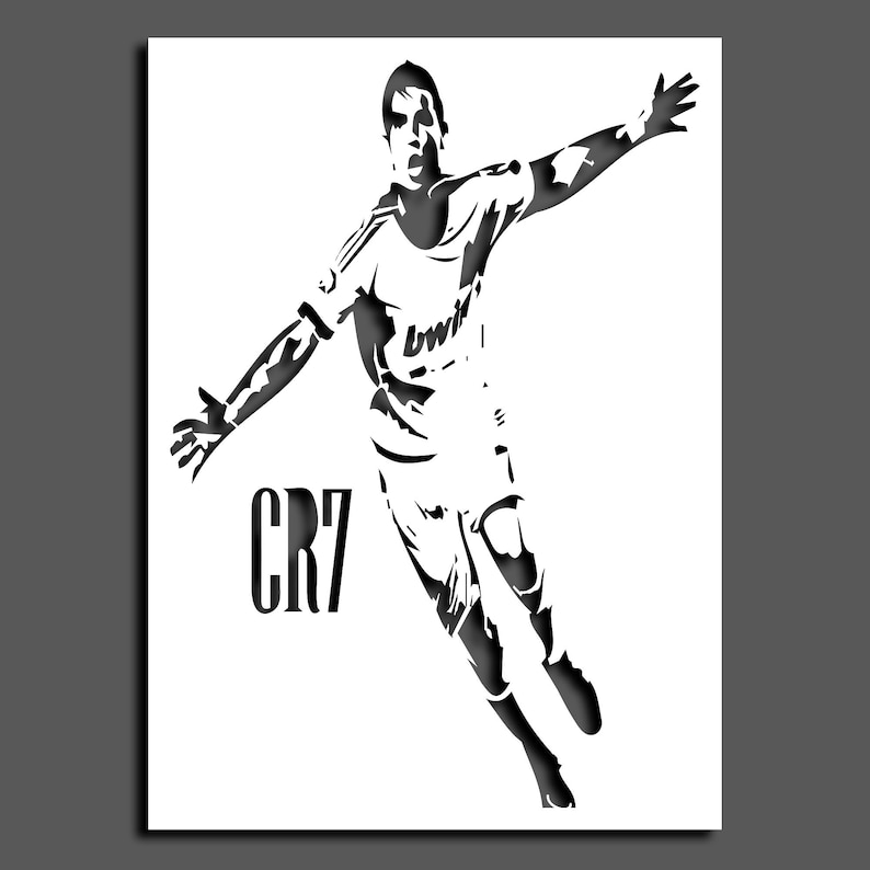 Cristiano Ronaldo Football Printable Wall Art,bathroom Wall Decor ...