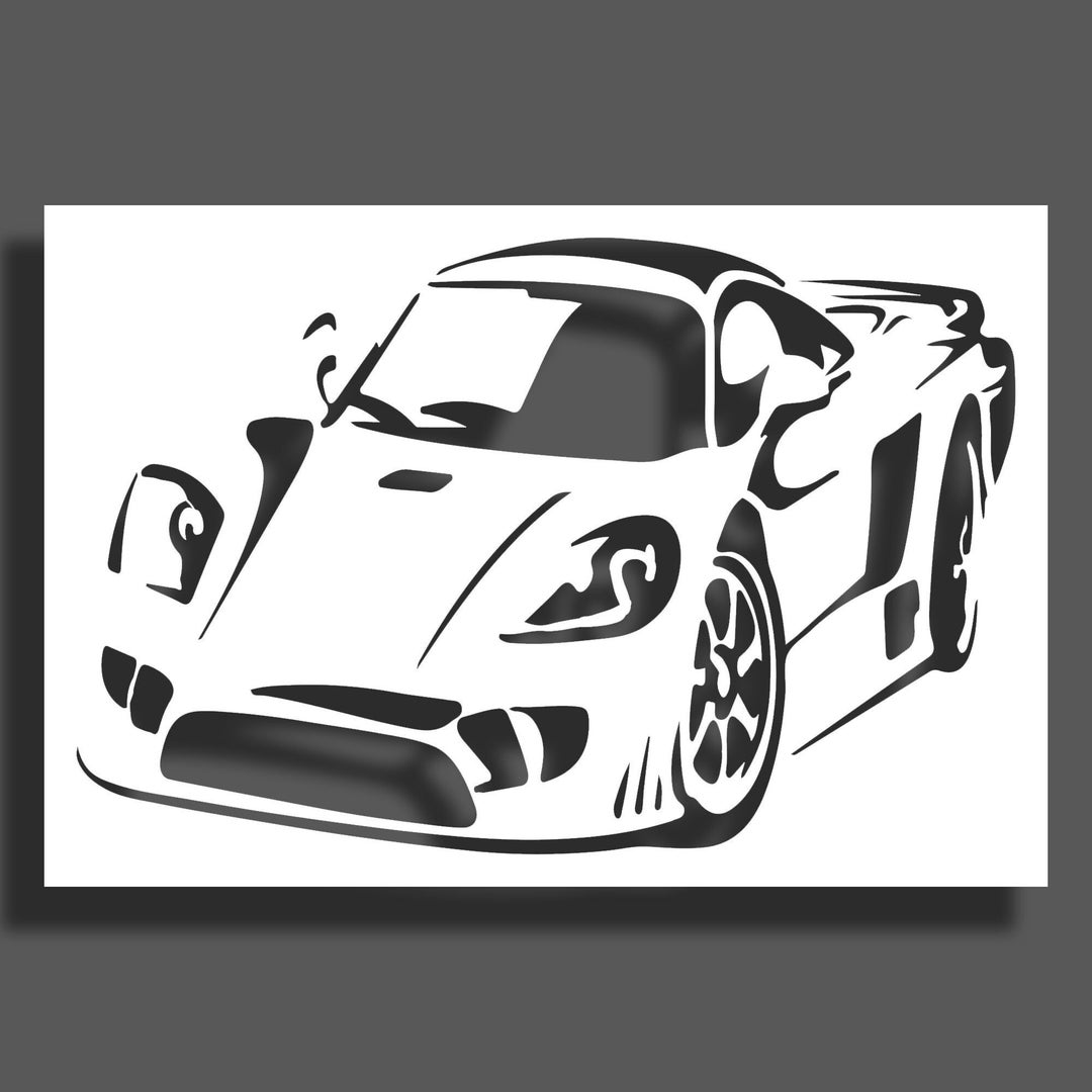 Lamborghini Cars Reusable Stencils Wall Art, Reusable Stencils for Wall ...