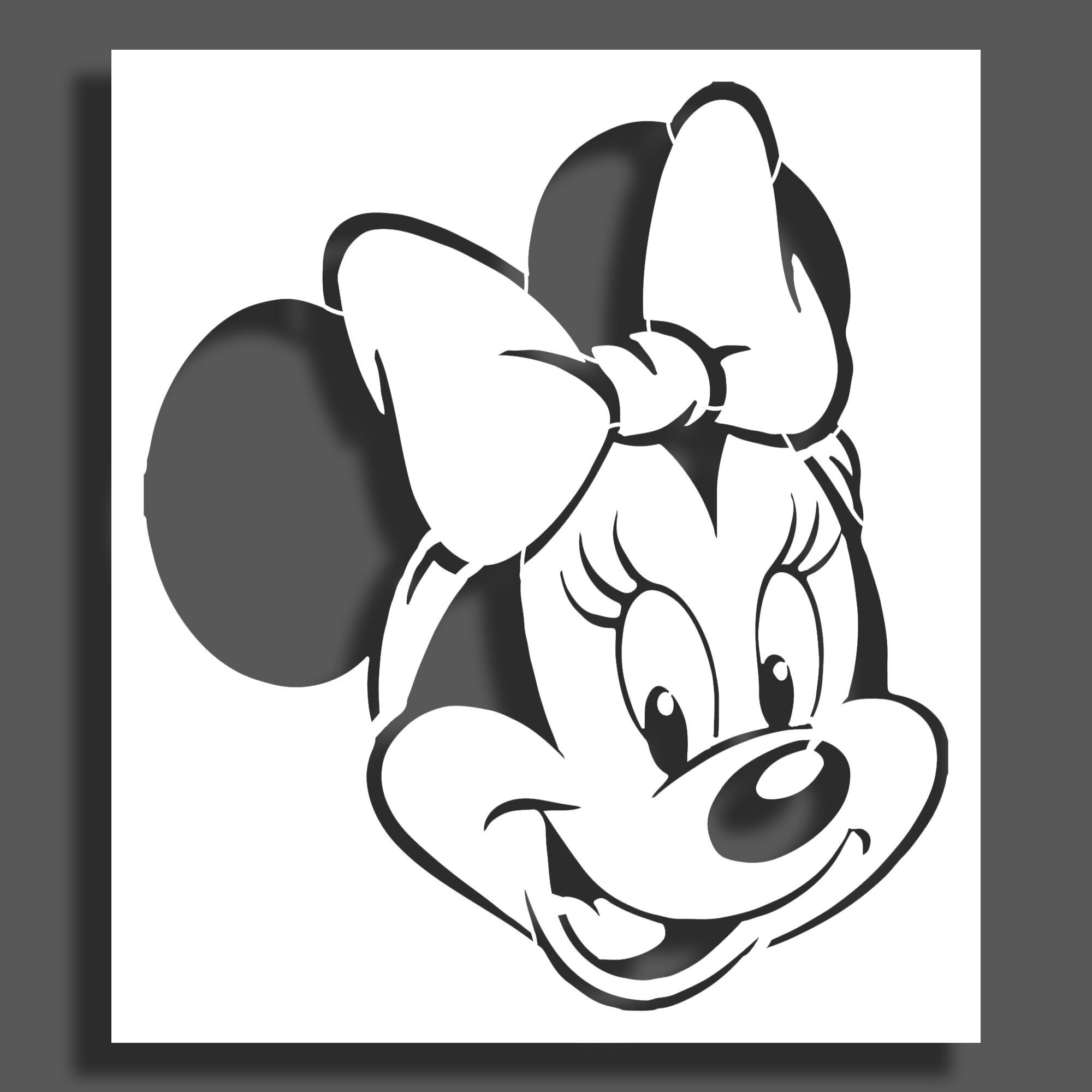 Mickey Mouse Body Stencil