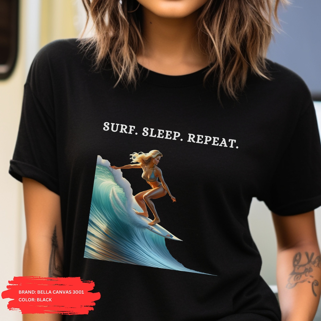 Surf Shirt Surfer Girl Surf Rider Surfer Gifts Surf - Etsy