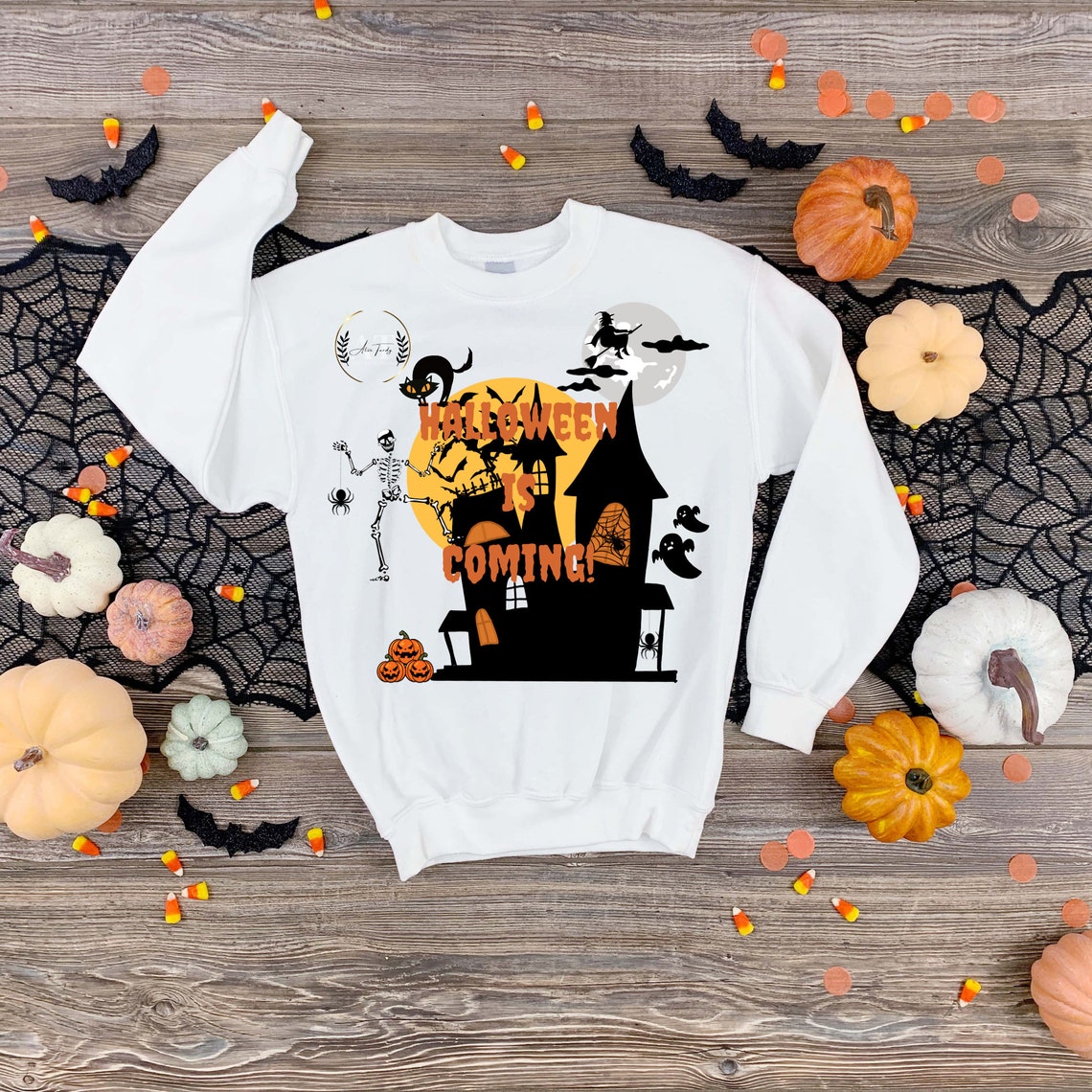 Halloween Haunted House SVG, Halloween SVG, Witch SVG, Cute Ghost Svg ...