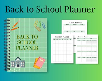 Back to School Planner - Etsy