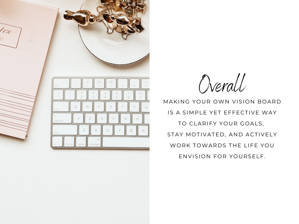 Make Your Own Vision Board, Digital Template, Team Building Exercises ...