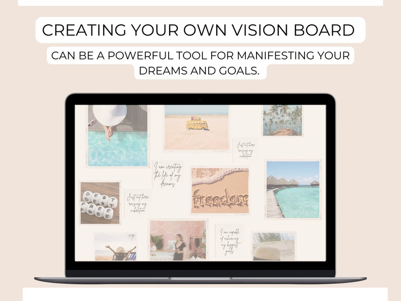 Make Your Own Vision Board, Digital Template, Team Building Exercises ...