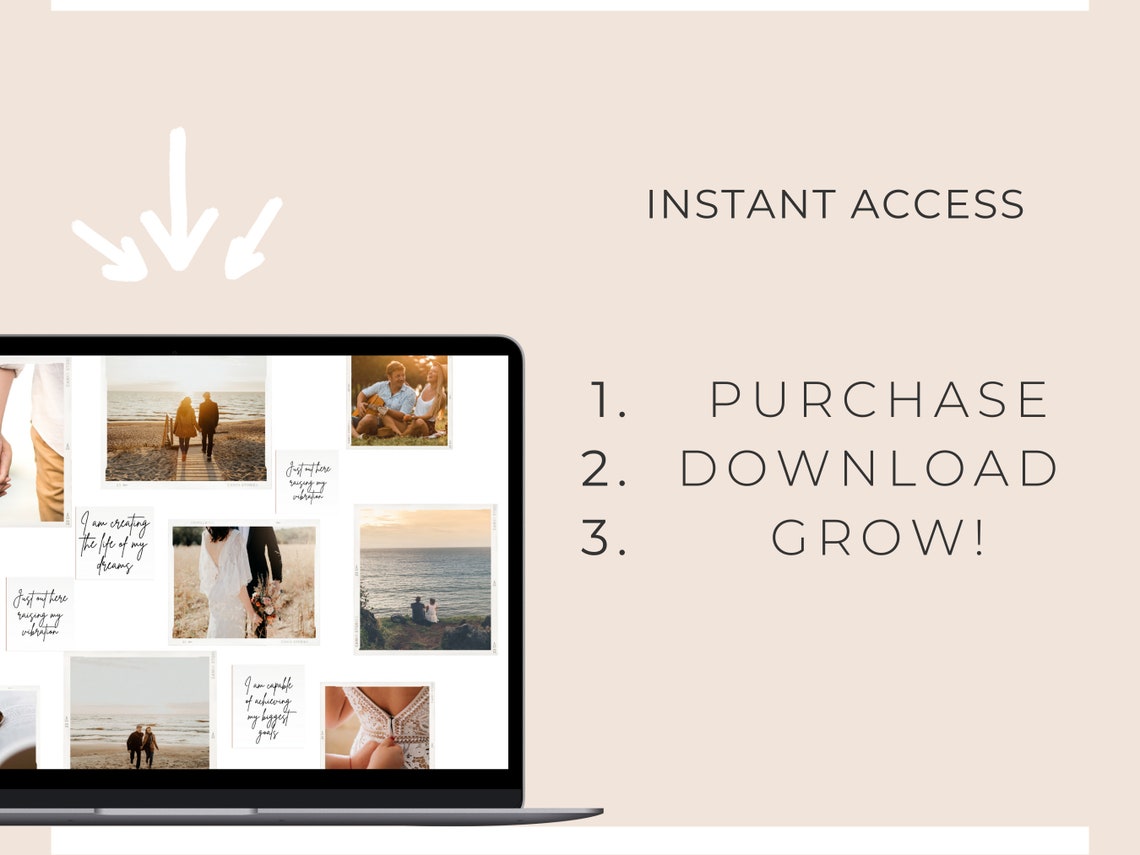 Make Your Own Vision Board, Digital Template, Team Building Exercises ...
