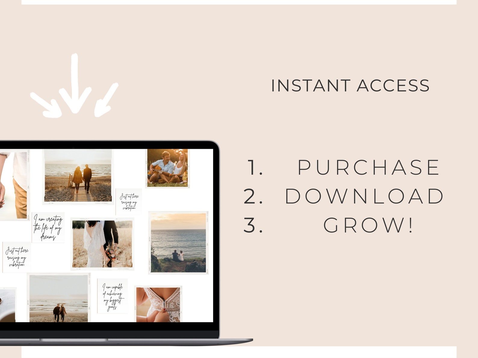 Make Your Own Vision Board, Digital Template, Team Building Exercises ...