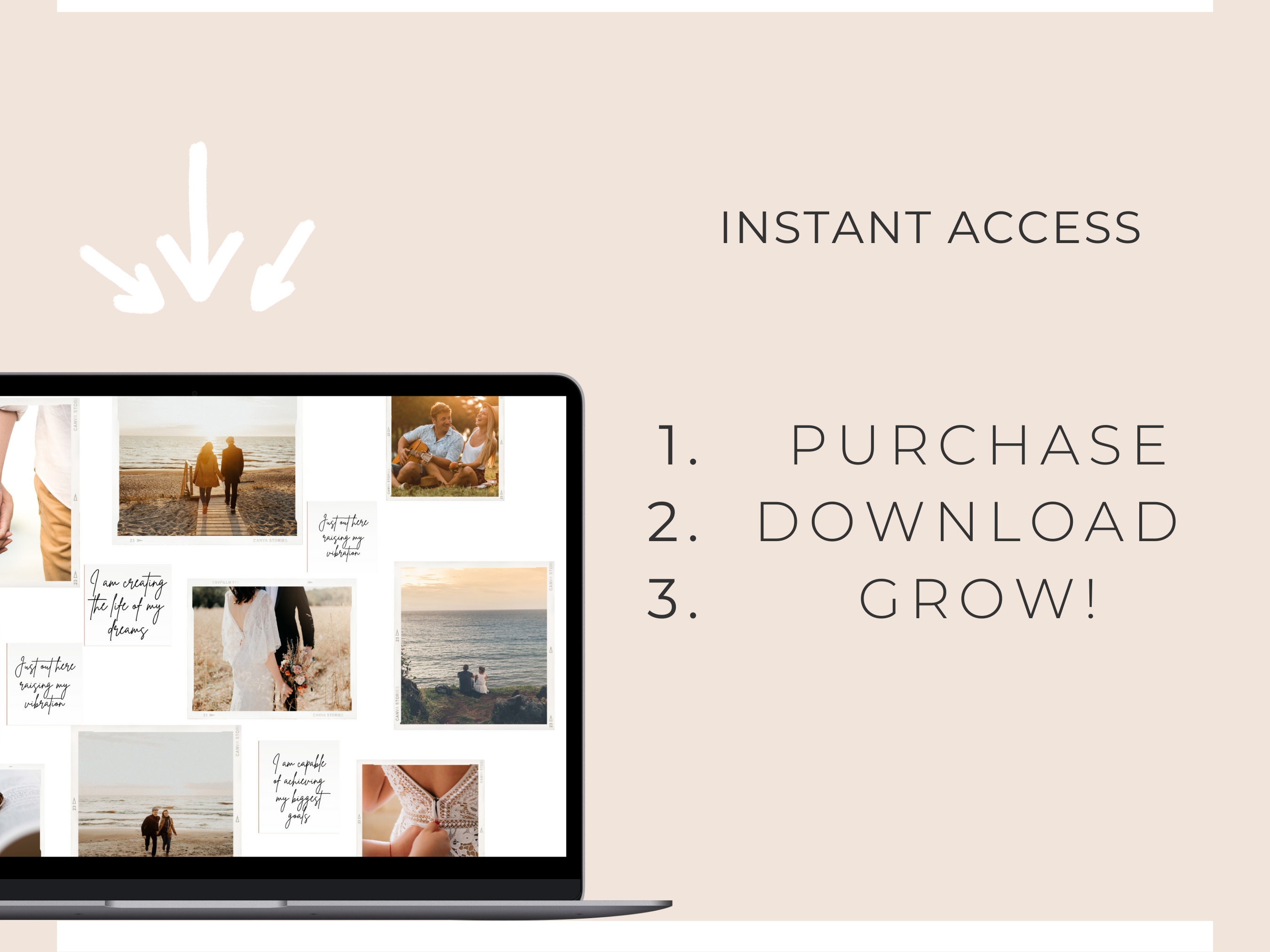 Make Your Own Vision Board, Digital Template, Team Building Exercises ...