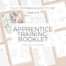 Apprentice Training Booklet for Hair Salon Owners, Editable in Canva ...