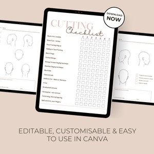 Apprentice Training Booklet for Hair Salon Owners, Editable in Canva ...