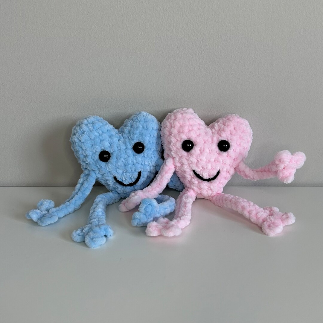 Crochet Pattern: Love Heart Crochet Pattern, Amigurumi Heart Pattern ...