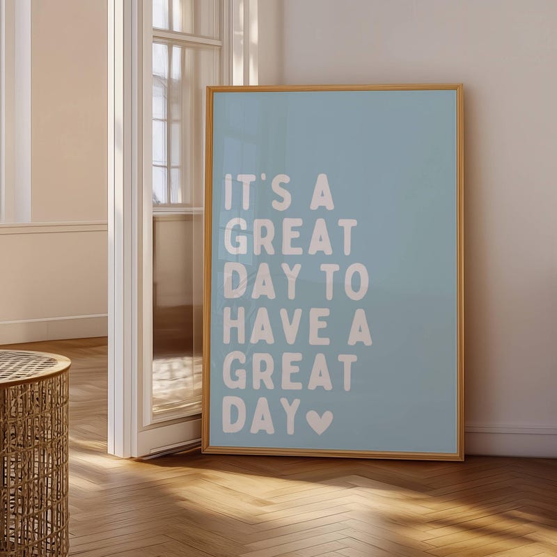 Today is a Great Day - Etsy