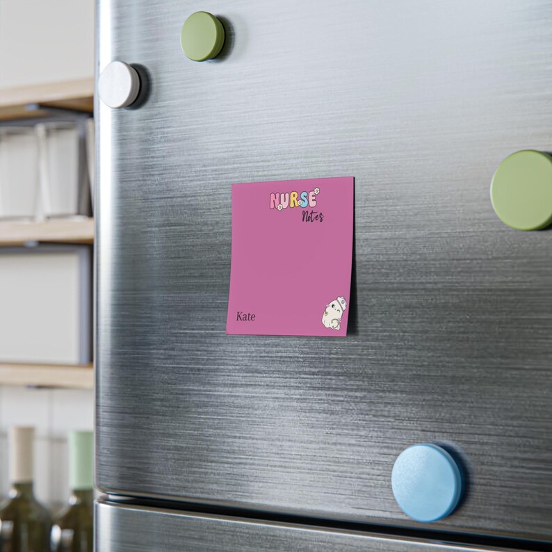 Personalized Nurse Sticky Notes, Custom Sticky Note Pad, Nurse ...