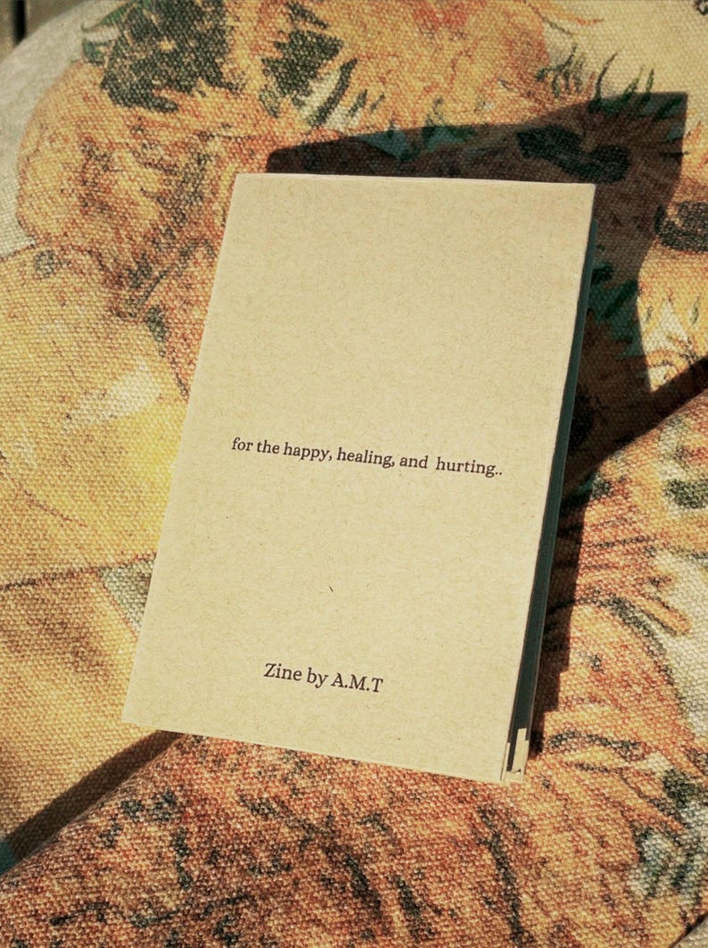 For the Happy, Healing, and Hurting by A.M.T — Zine + Art Bundle ...