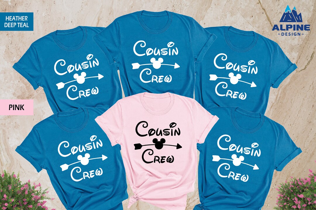 Disney Cousin Crew Shirt, Disney Family Matching Shirt, Cousin Matching ...