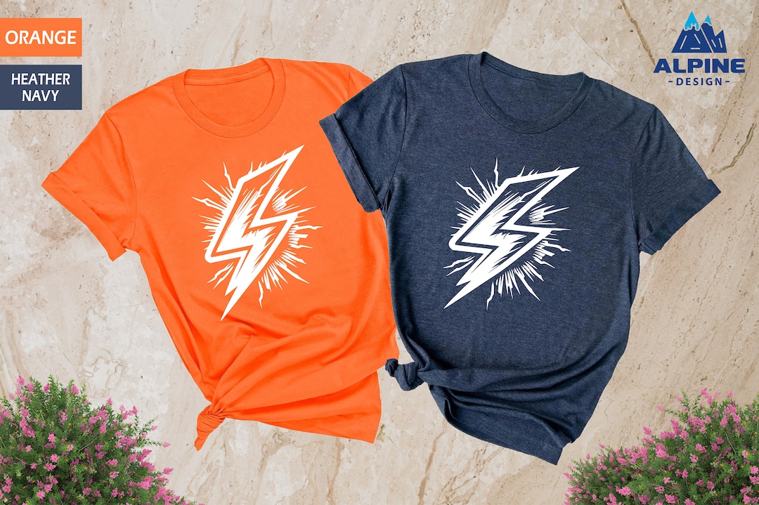 Lightning Bolt Shirt, Lightning Thunder T-shirt, Flash Tshirts ...