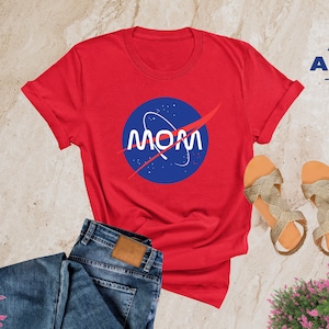 Custom NASA Name Shirt, Nasa Mom Shirt, Personalized Nasa Shirt, Space ...