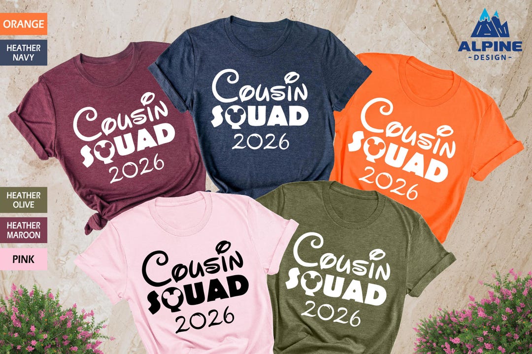 Disney Cousin Squad 2026 Shirt, Disney Trip Sweatshirt, Mickey Cousin ...