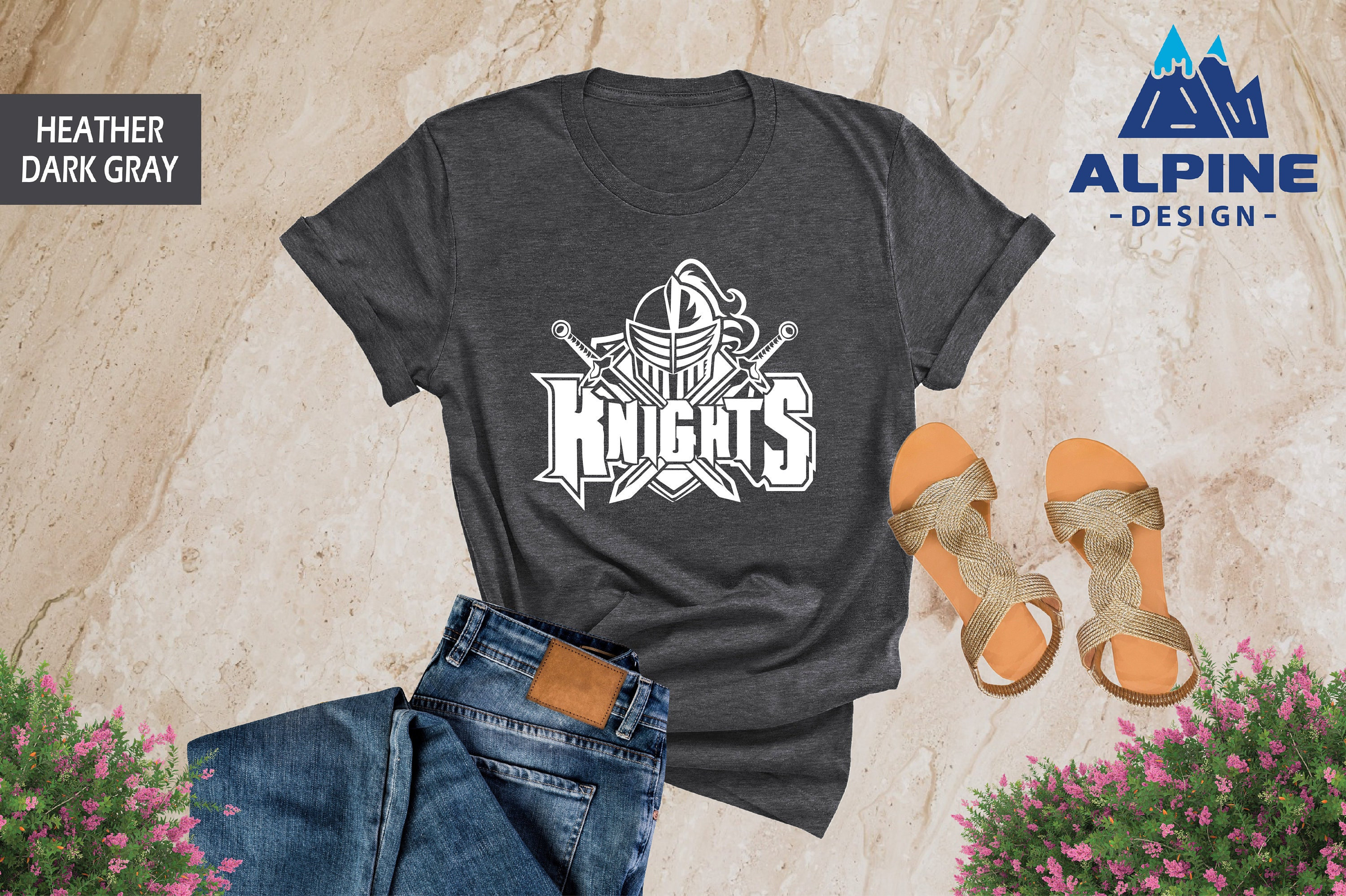Team Mascot Shirt, Knights Team Shirt, Knights Football Shirt, Knights ...