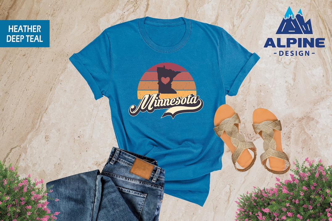Retro Minnesota Shirt, Minnesota State Shirt, Minnesota Lover Shirt ...