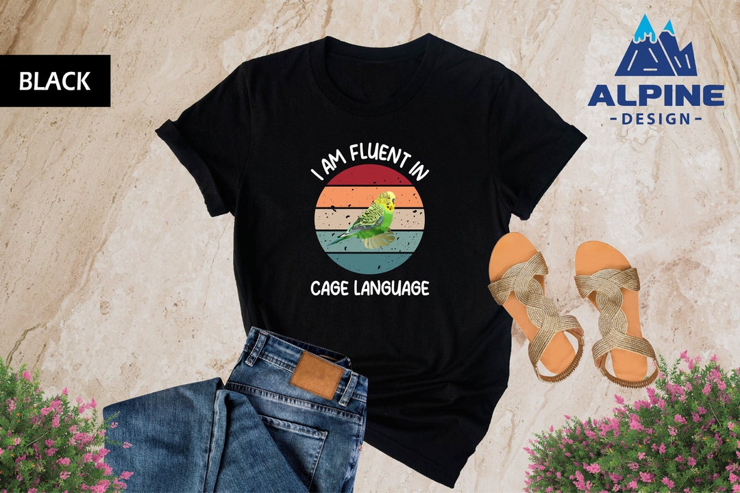 Budgie Shirt, Birdcage Shirt, Budgies Gift, Funny Budgie Tshirt ...