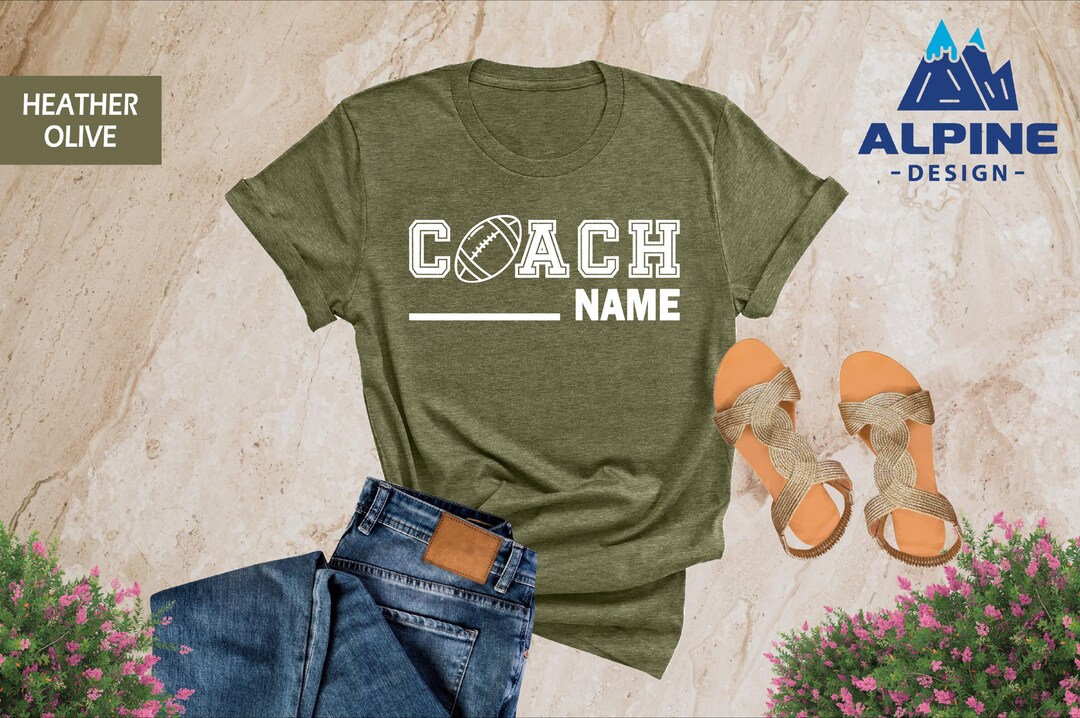 Custom Football Coach Shirt, Coaches Gift Football , Personalized ...