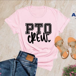PTO Crew Shirt, Parent Teacher Organization Shirt, PTO Shirt, Parent ...