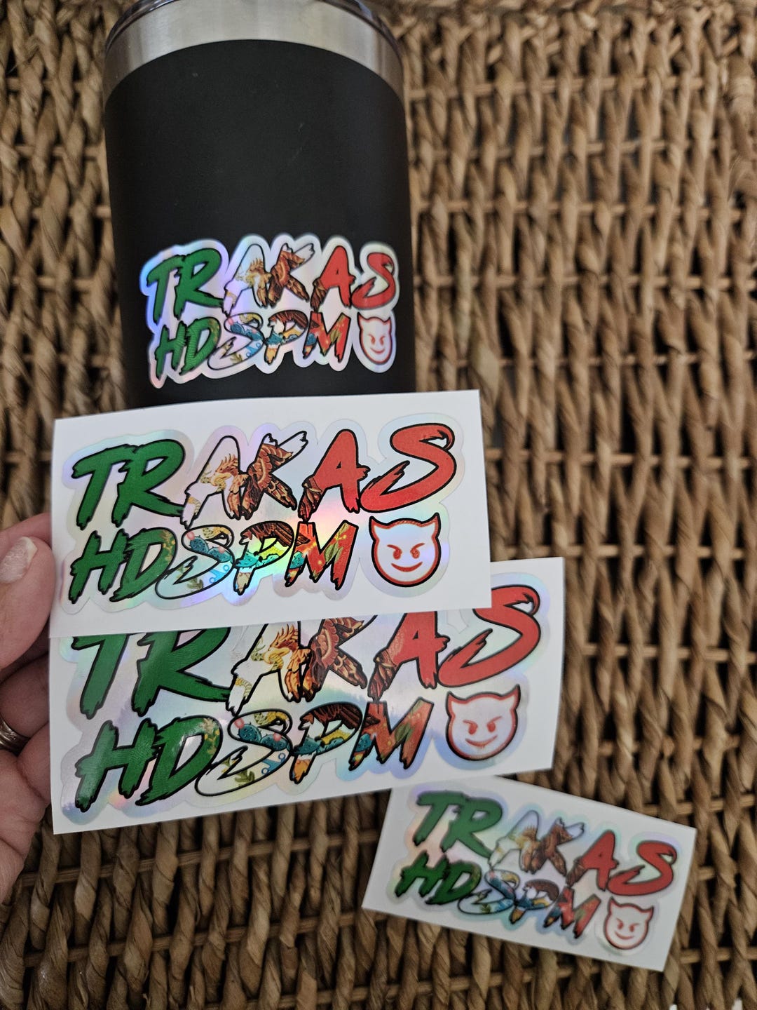 Holographic TRAKAS HDSPM Vinyl Decal-trakas Vinyl Mexican Decal-trakas ...