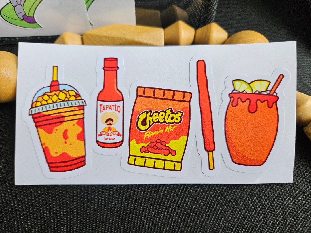Spicy Mexican Snack Vinyl Decal-hot Cheetos Spicy Tamarindo Vinyl Decal ...