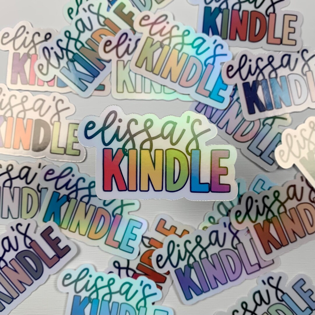 Custom Name E-reader Sticker Kindle Sticker Gifts for Readers - Etsy