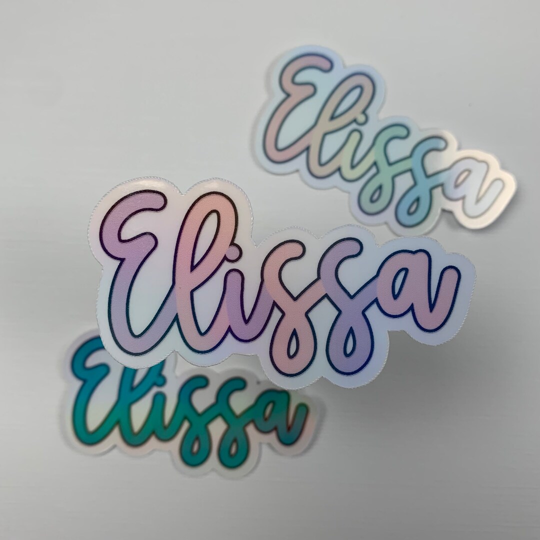 Custom Name Sticker Choose Your Colors Kindle Sticker Gifts for Readers ...