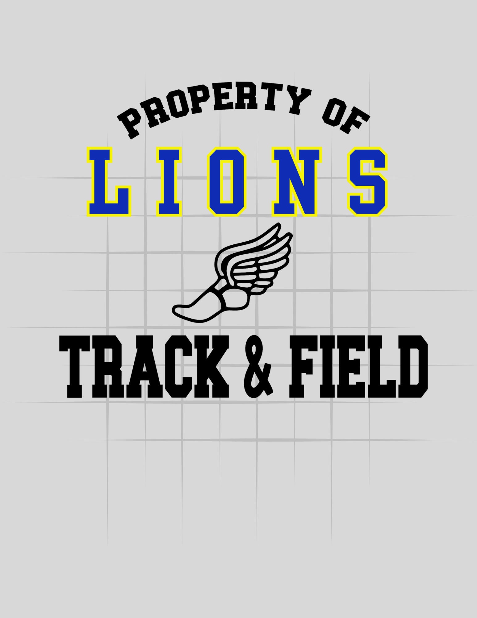 4 Lions Track and Field PNG Files - Etsy
