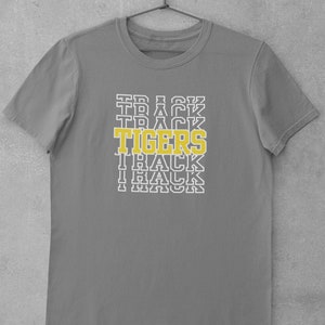 4 Tigers Track and Field Sports Designs PNG File - Etsy
