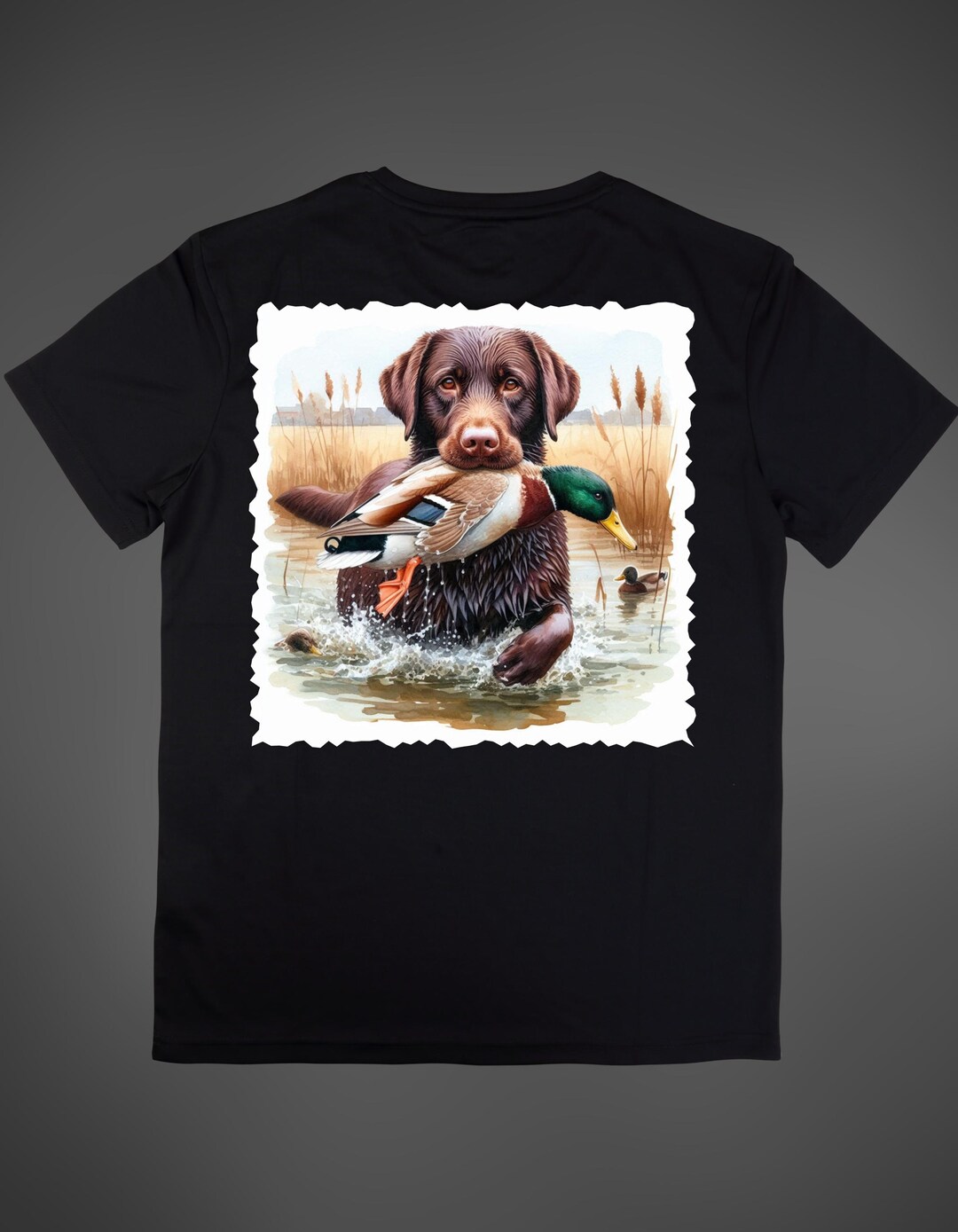 Two Chocolate Labrador Duck Hunting PNG Digital Download Files! - Etsy
