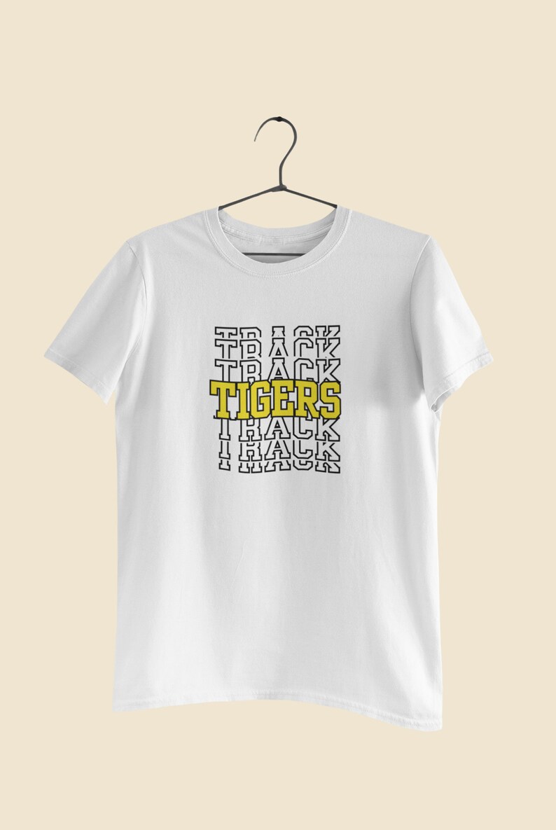 4 Tigers Track and Field Sports Designs PNG File - Etsy