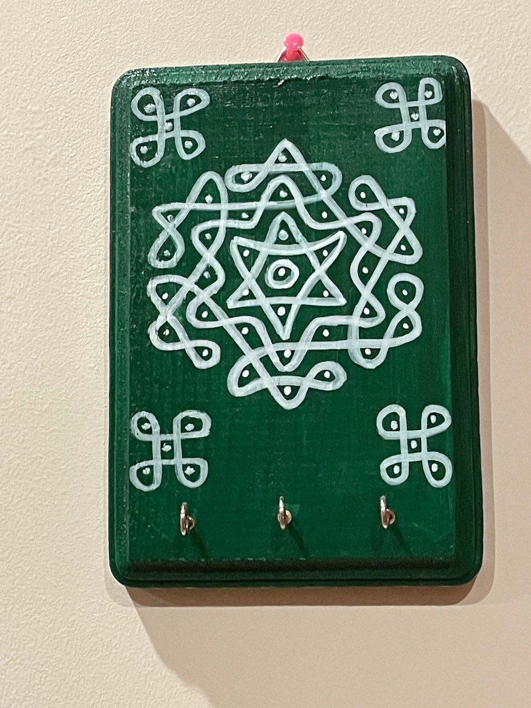 Wooden Key Ring Holder - Etsy