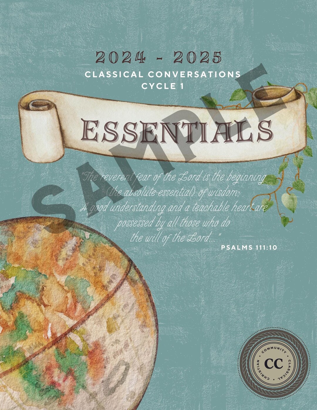 Classical Conversations Essentials Binder Cover 2024-2025 - Etsy