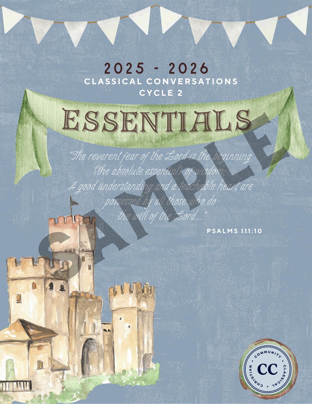 Classical Conversations Essentials Binder Cover 2025 -2026 - Etsy