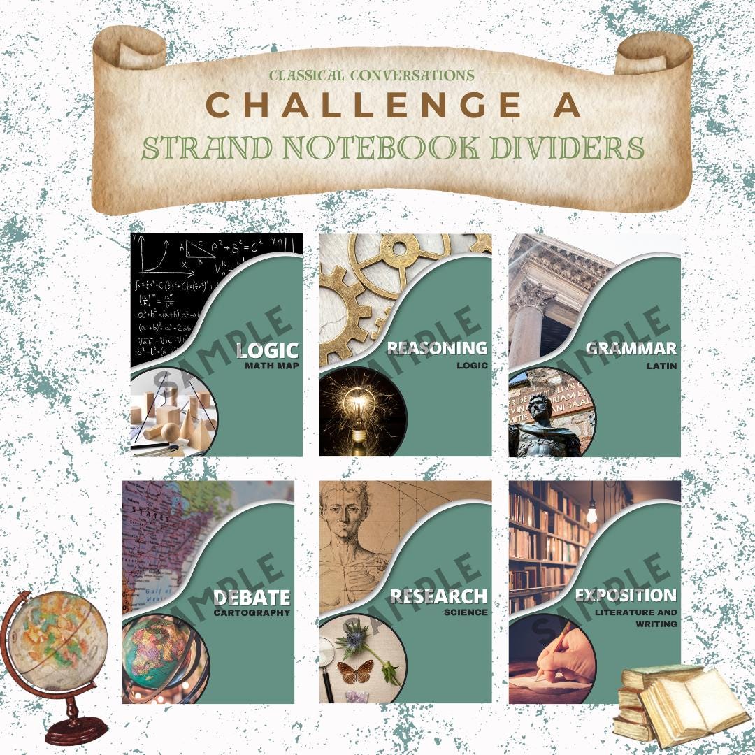 Classical Conversations Challenge A Strand Covers for Notebooks/binders ...