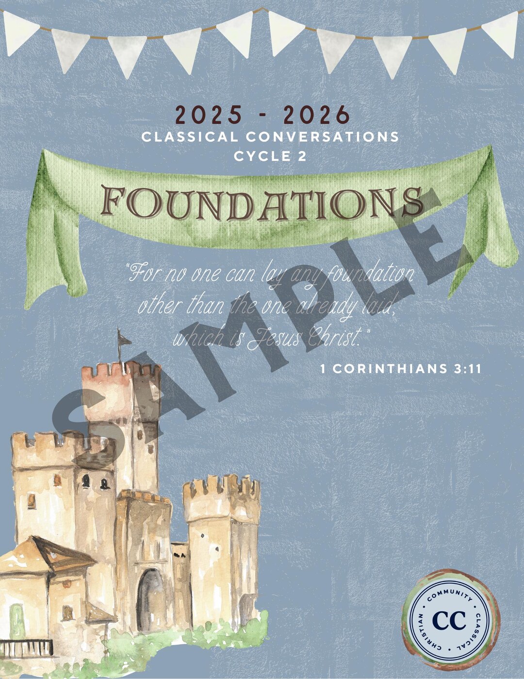 Classical Conversations Foundations Binder Cover 2025-2026 - Etsy