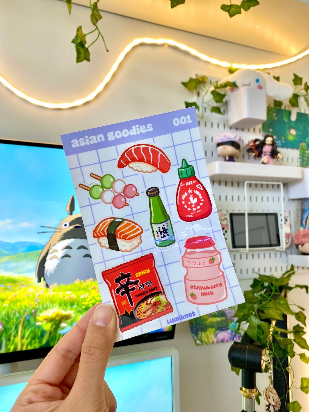 Asian Foods & Treats Sticker Sheet | Cute Stickers | Aesthetic ...