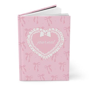 Coquette Heart Aesthetic Journal, Cute Bows, Manifestation, School ...