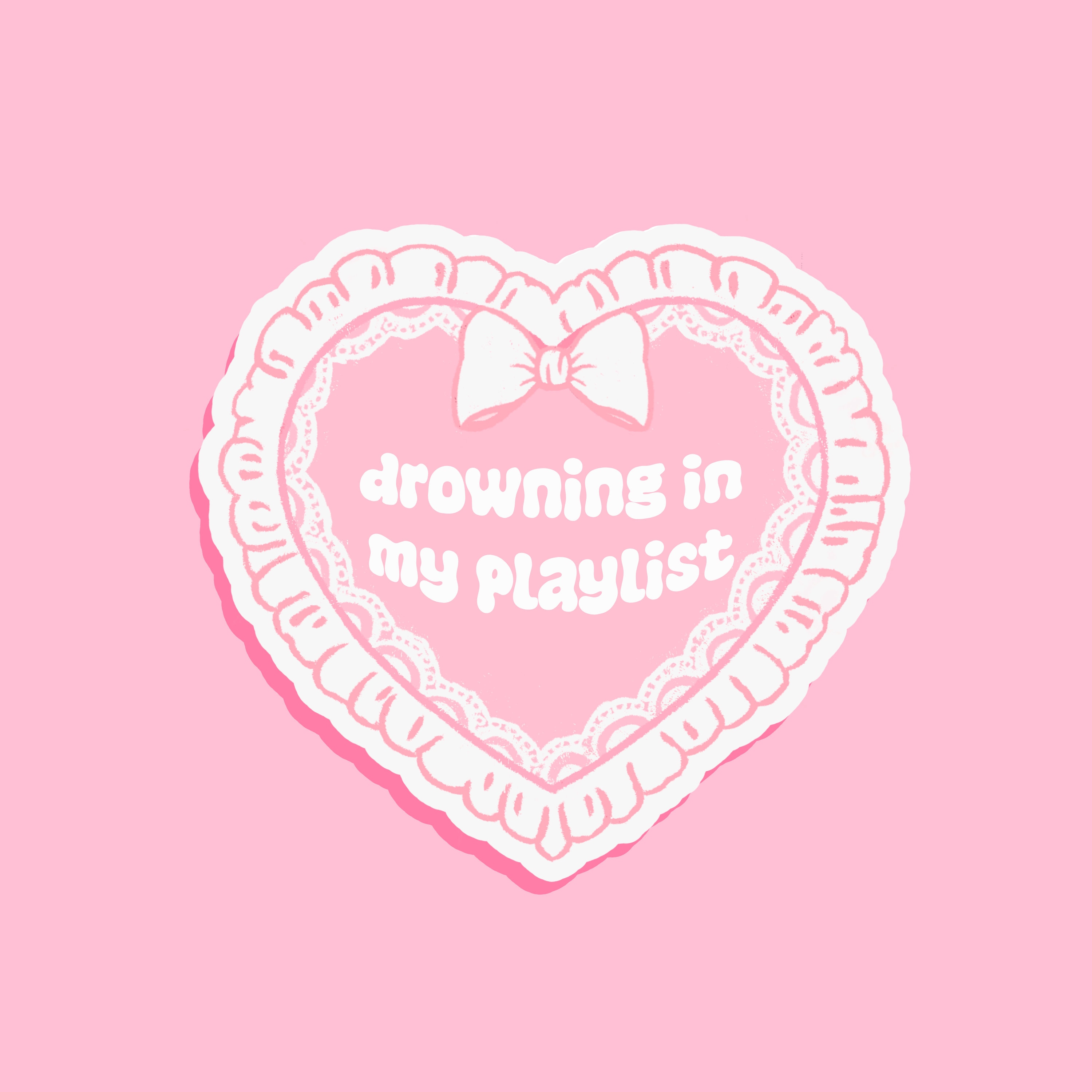 Cute Coquette Heart Sticker Quotes Cute Stickers Aesthetic Stationary ...