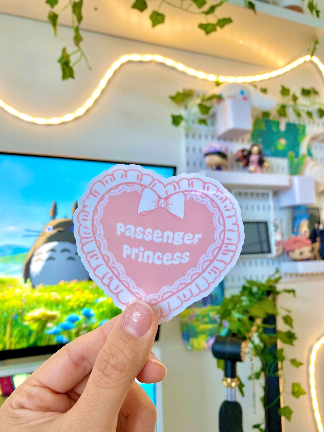 Passenger Princess Coquette Heart Sticker | Cute Stickers | Aesthetic ...