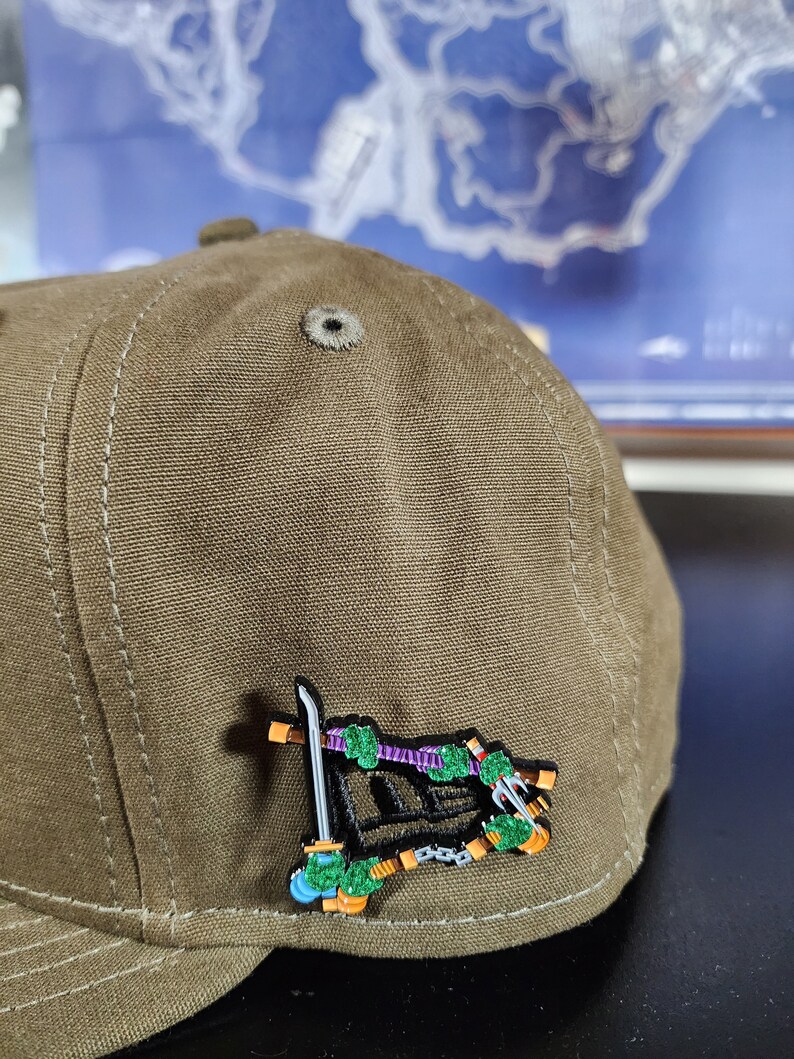 TMNT NE Flag Frame Pin - Etsy