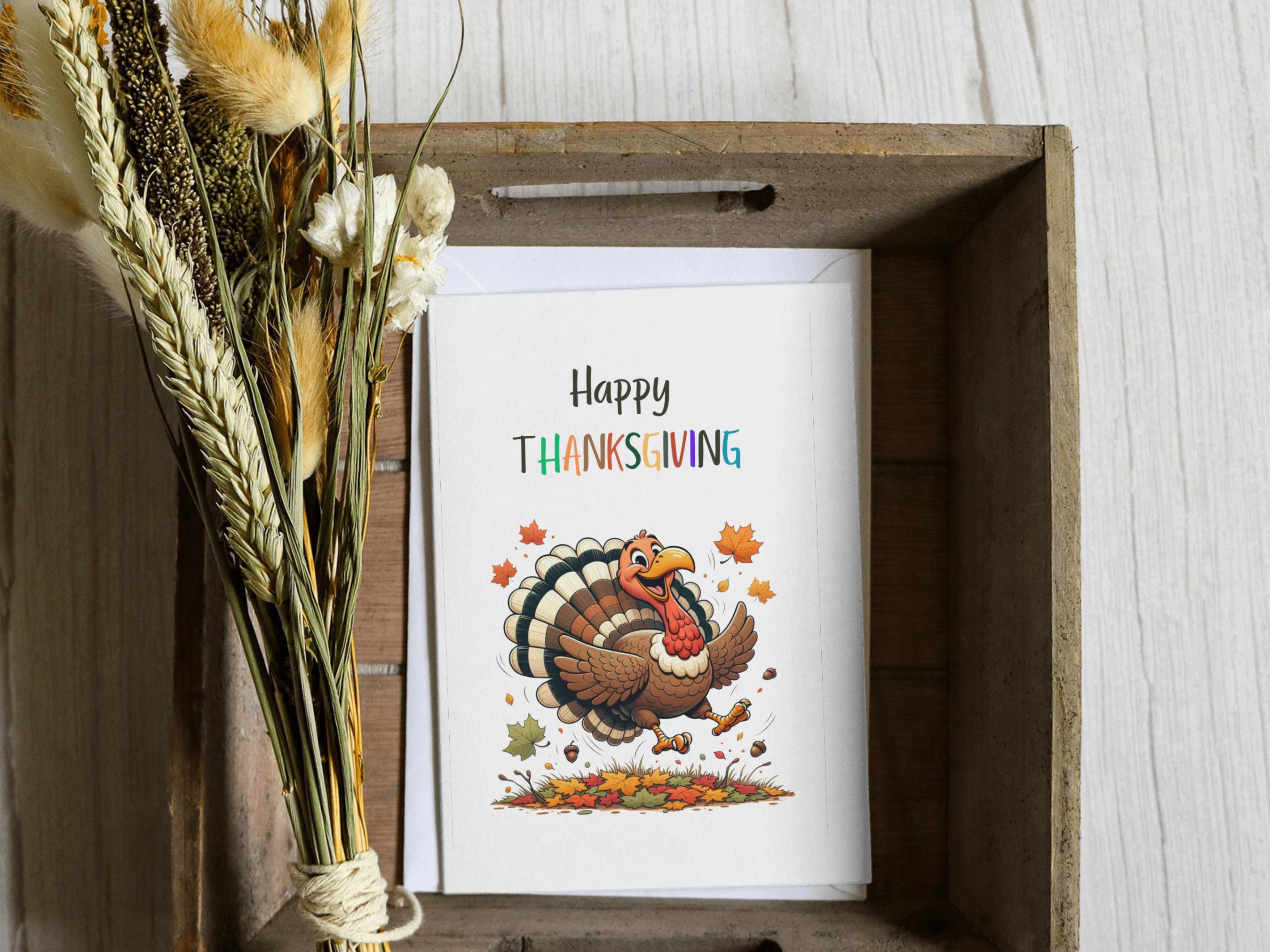 Happy Thanksgiving Card | Printable Greeting Card | 5"x7" Card | - Etsy