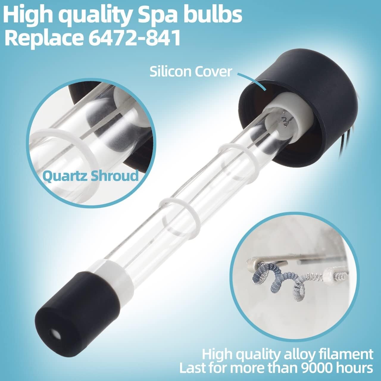 Clear Ray XL Bulb Pool Spa Hot Tub UV Bulb Replacement for Jacuzzi and Sundance Spas Clearray ...