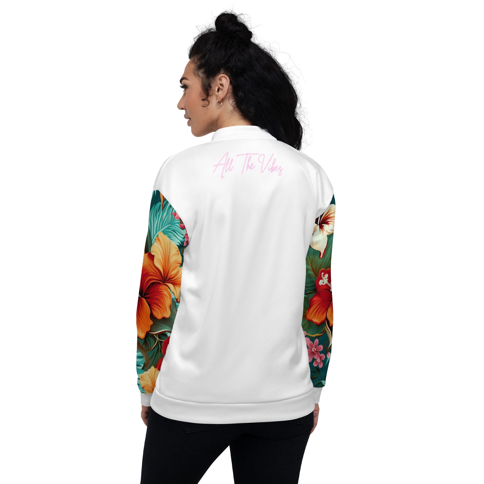 Aloha Vibes Jacket, Aloha Hawaii Jacket, Aloha Jacket, Hawaii Flower ...