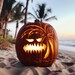 Halloween Print Set of 5, Island Halloween Print, Beach Halloween Print ...
