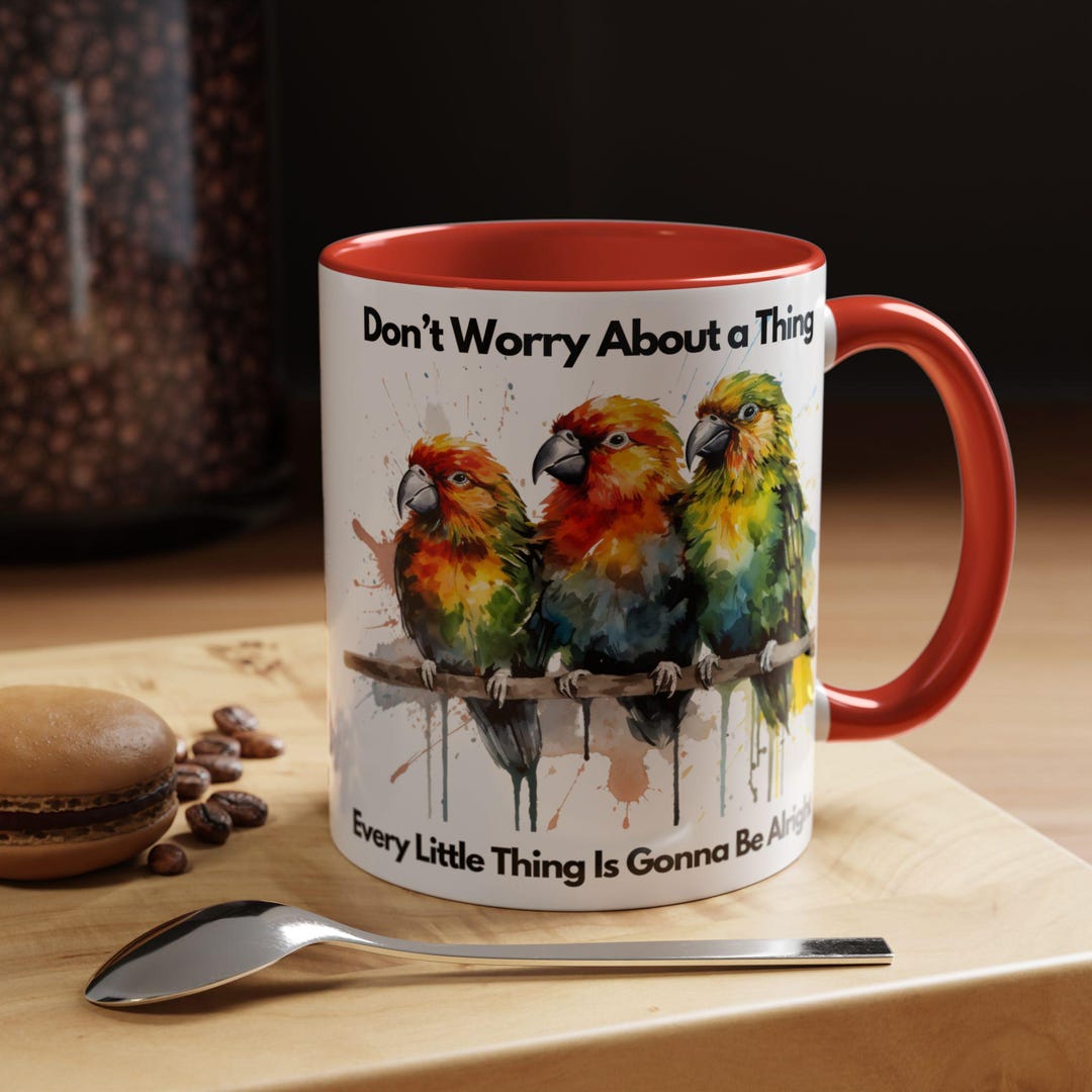 Marley Coffee Mug, Three Little Birds Coffee Mug, Reggae Vibes Coffee ...