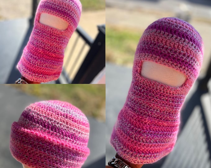 Handmade Crochet Skii Mask Beanie - Etsy Canada